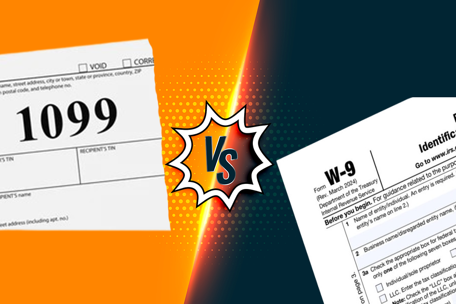 IRS Forms W-9 vs 1099 Updates for 2020